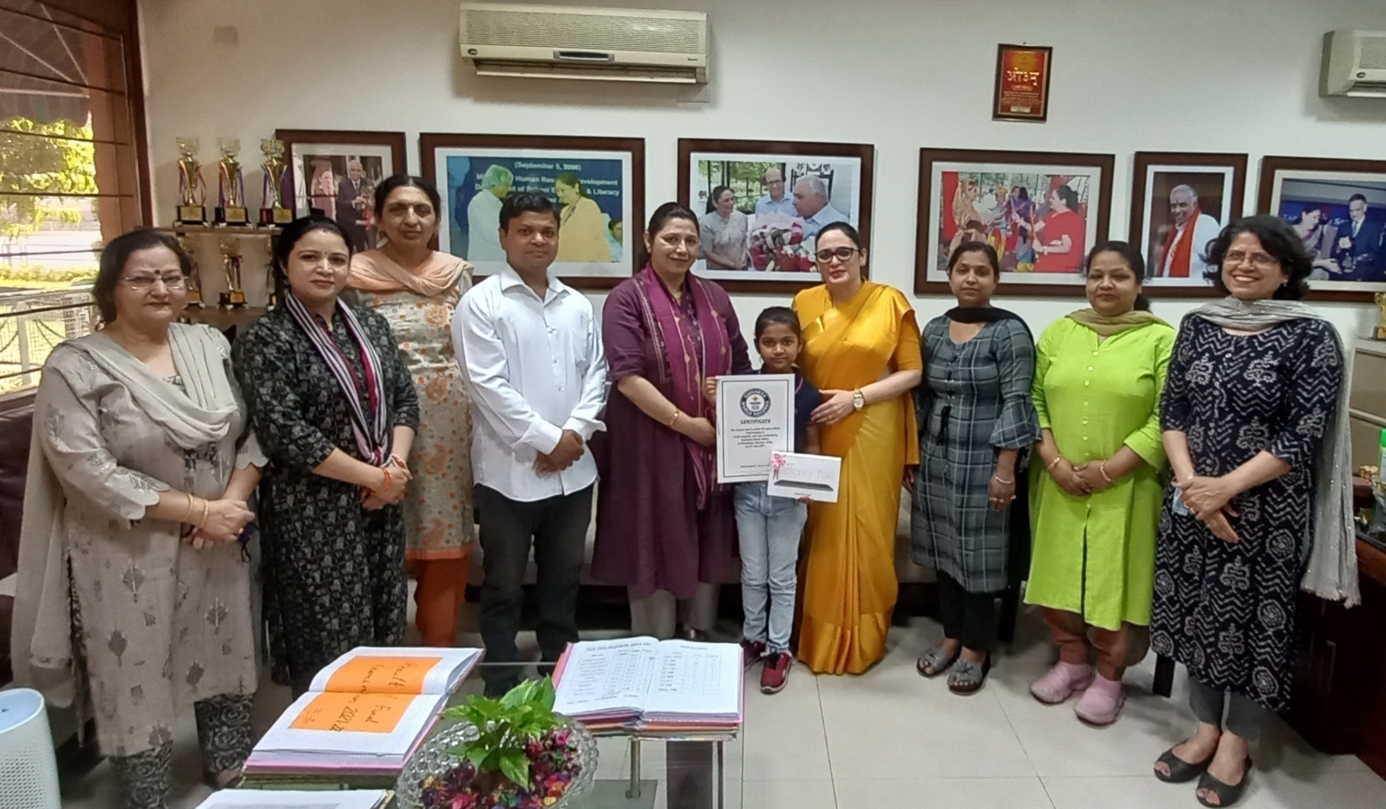 Vaishnavi Gupta, a student of KBDAV-7 brought laurels to the School ...